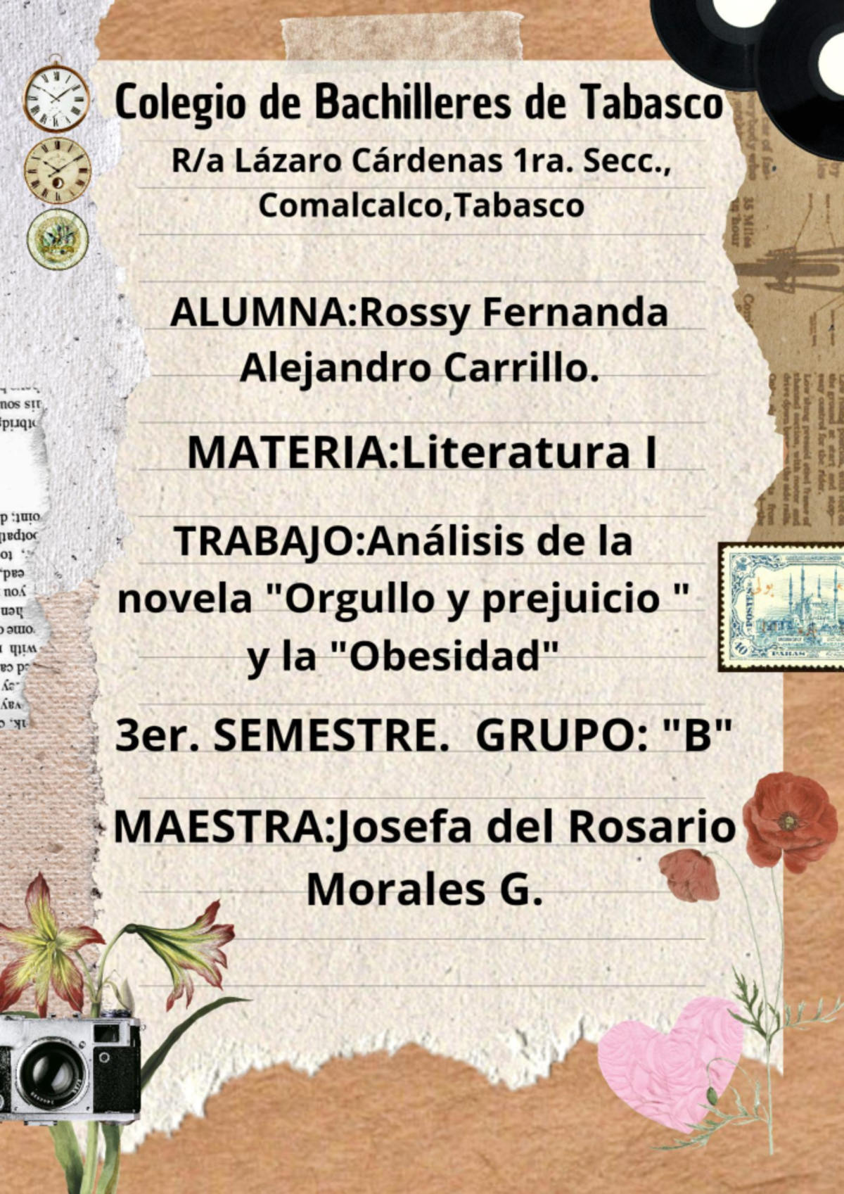 Análisis de "Orgullo y Prejuicio" - Literatura I 3°B - Studocu