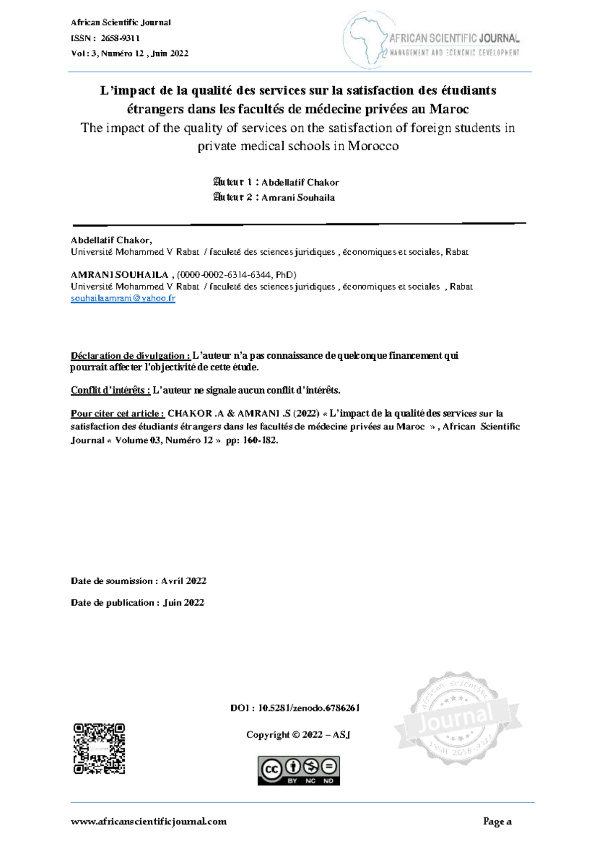 L'Impact de la Qualité des Services sur la Satisfaction des Étudiants ...