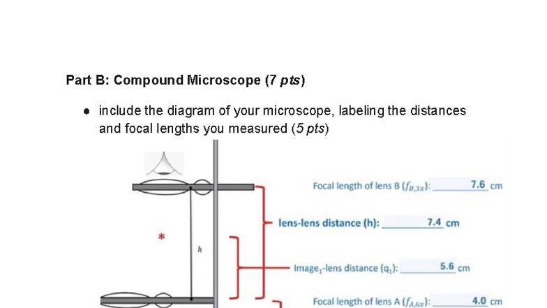 Optics Lab Report: Compound Microscope & Refractive Telescope - Studocu