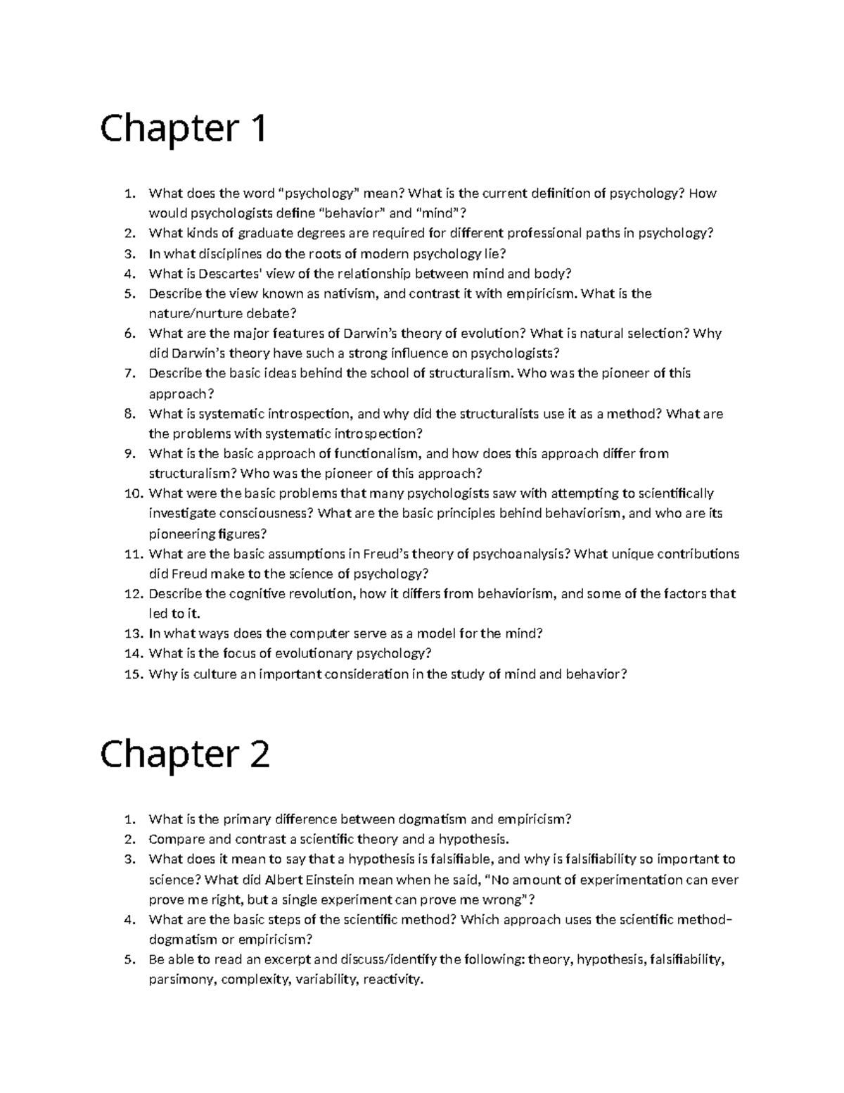 Psychology 101: Foundations of Key Concepts & Theories Summary - Studocu