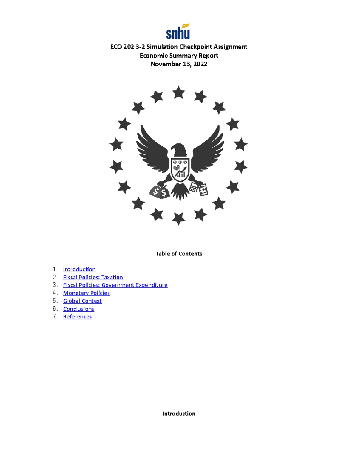 ECO 202 Week 2 Short Paper: Examining International Trade Dynamics ...
