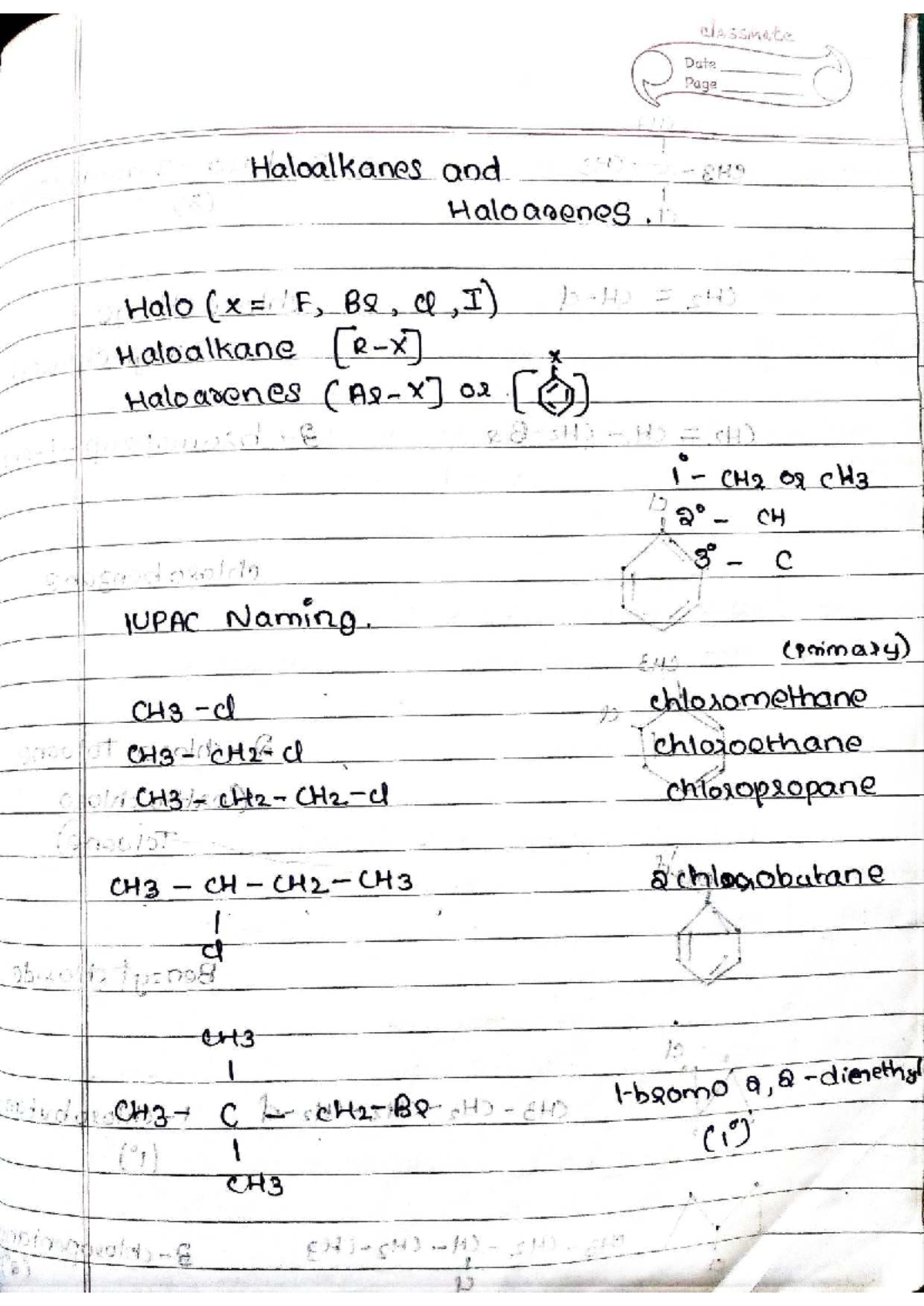 Class 12 Chemistry Notes: Haloalkanes and Haloarenes Overview - Studocu