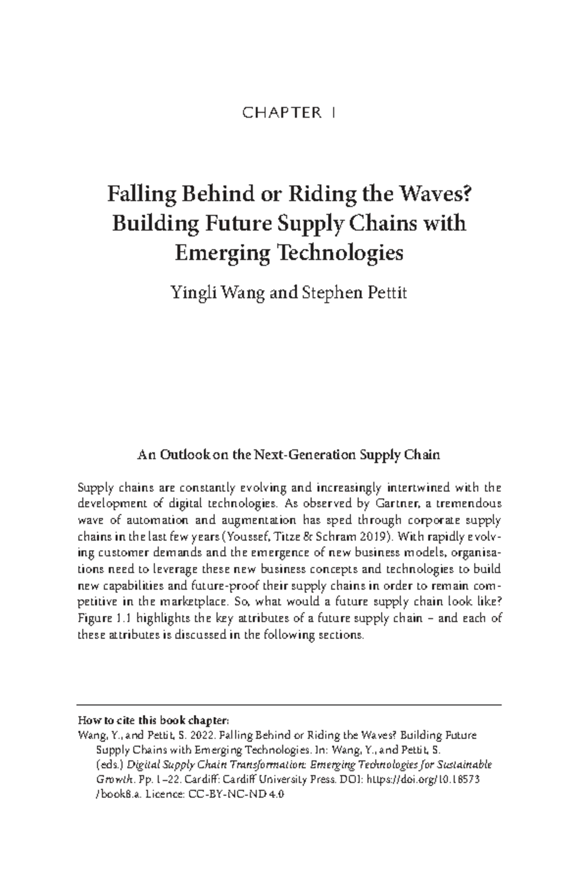Digital Supply Chain Transformation: Emerging Tech Insights (EDT 778 ...