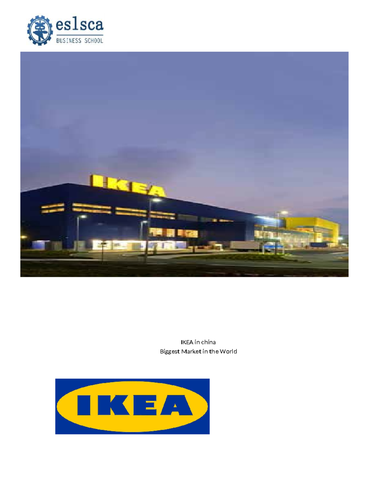 IKEA in China: Financial Risks Analysis - International Finance Project ...