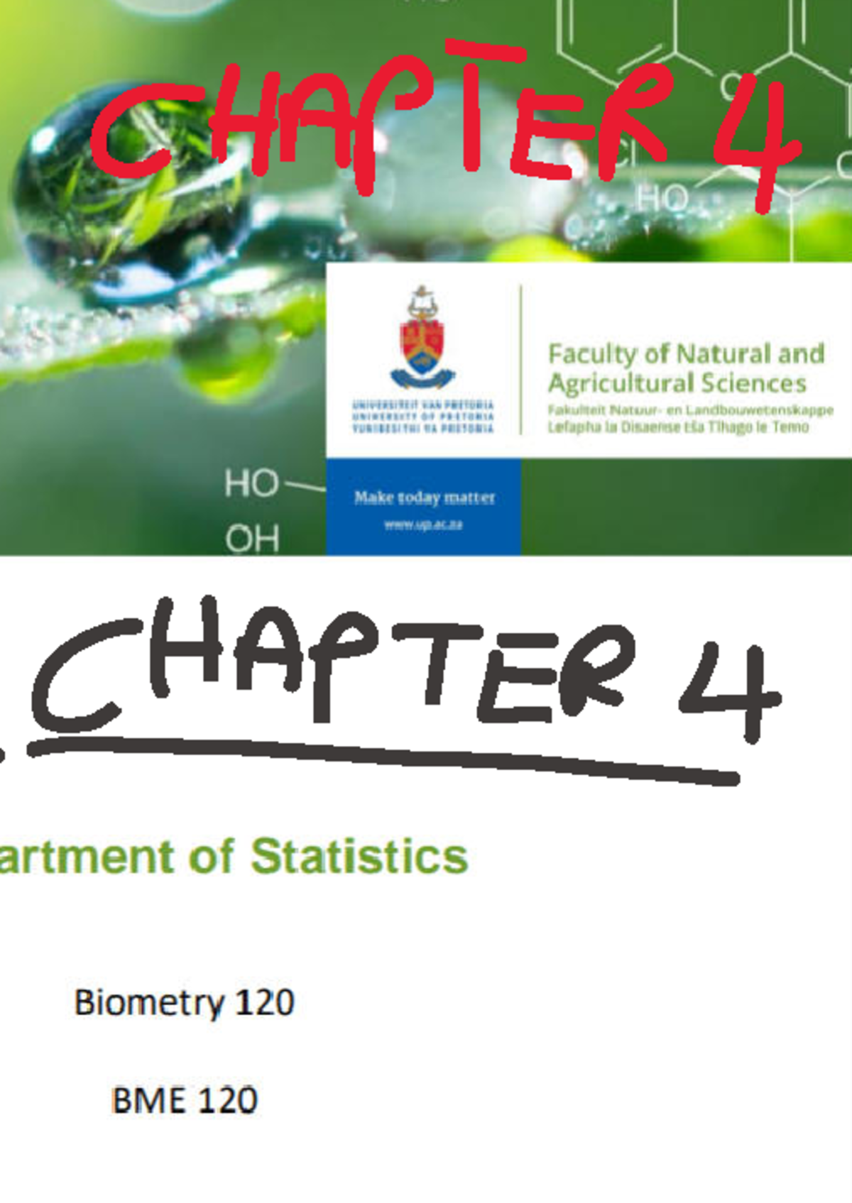 BME 120 CHAPTER 4: Distributions of Random Variables Explained - Studocu