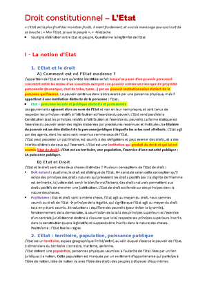 Leçon 7, les chartes constitutionnelles de 1814 et 1830 - Leçon 7 : la ...