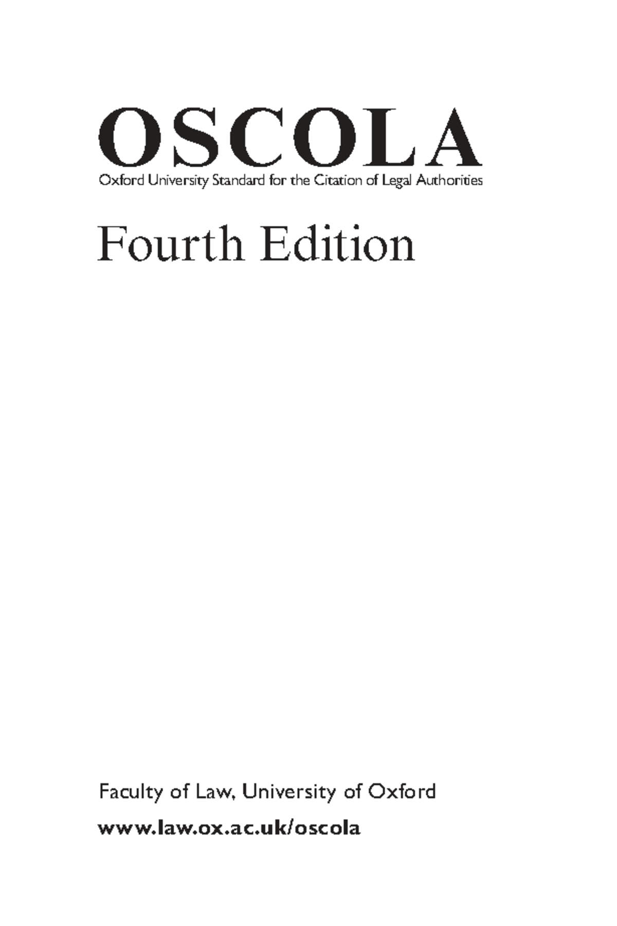 OSCOLA Citation Guide: Complete Footnote & Bibliography Reference - Studocu