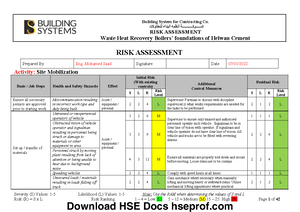 RA-Use of Compressed Gas Cylinders - Associated Method Statement: N/A ...