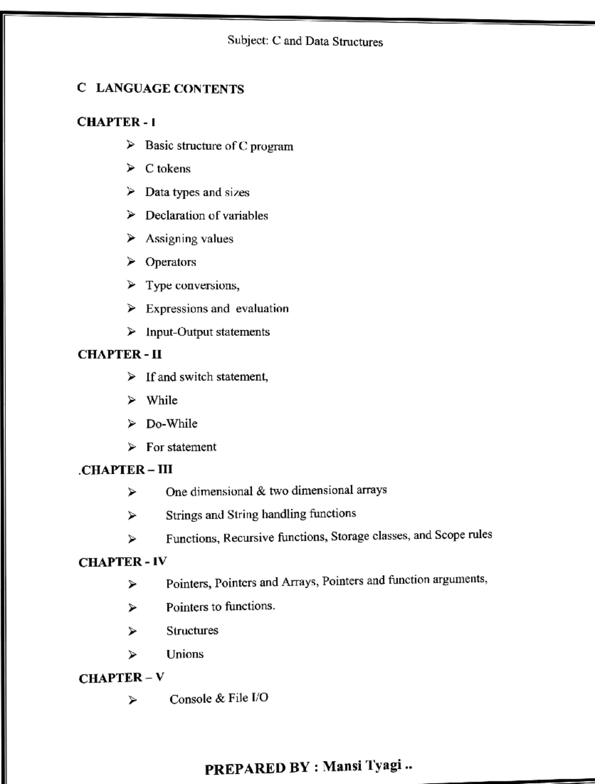 C & Data Structures: Key Concepts and Program Development Guide (PWC ...