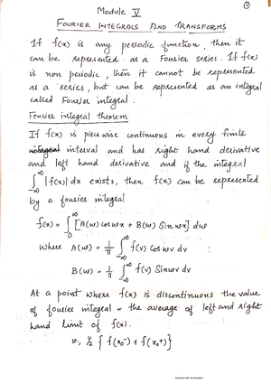 M1 - Notes - I MODULE I CALCULUS OF VECTOR FUNCTIONS Vector function or ...