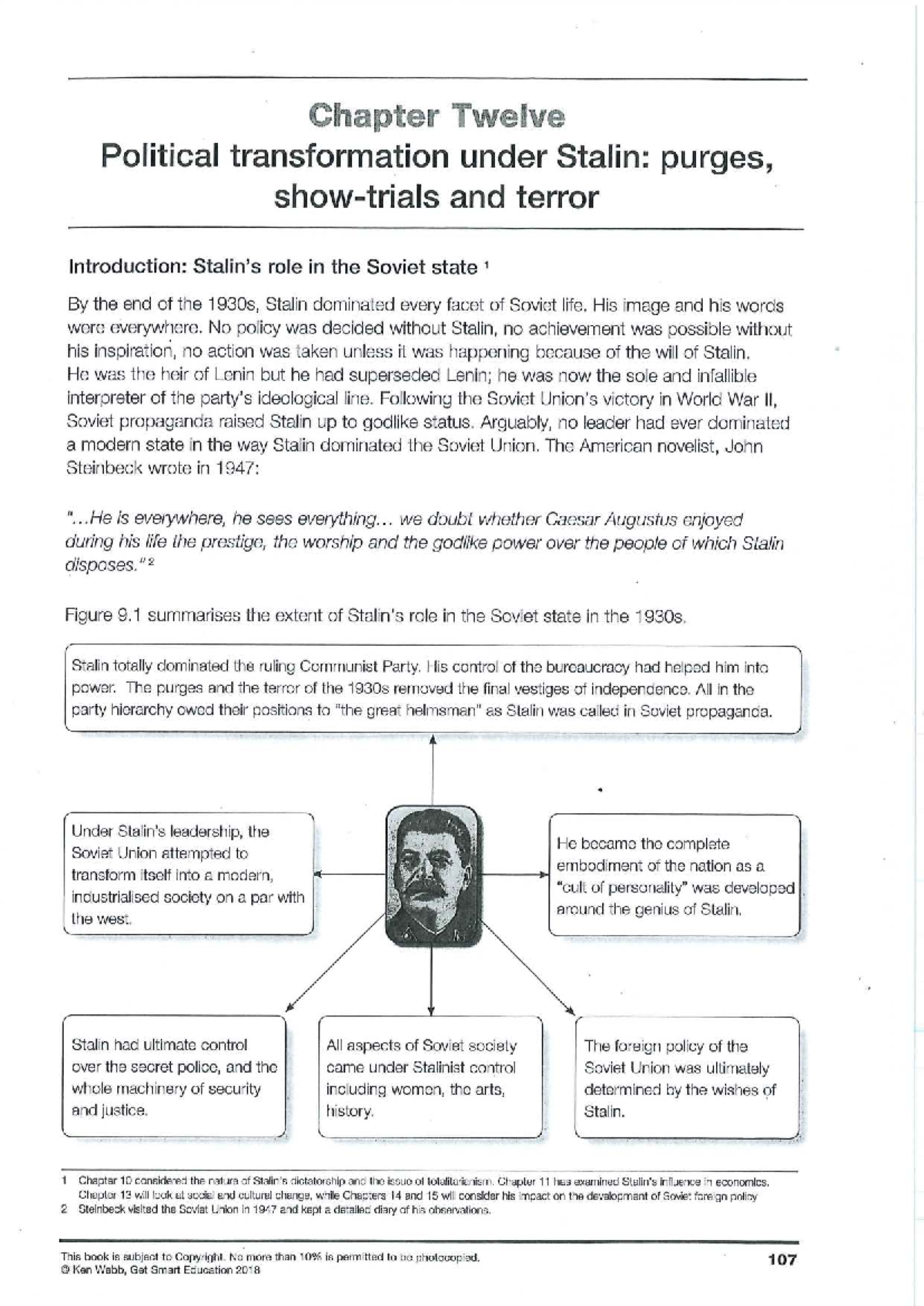 Chapter 12: Purges, Show-Trials, and Terror under Stalin - Studocu