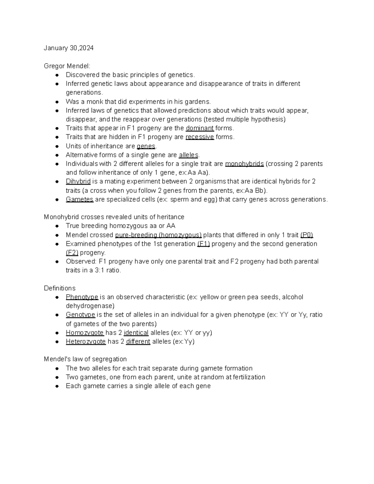 Genetics Lab 2: Dihybrid Cross Prediction and Observations - Studocu
