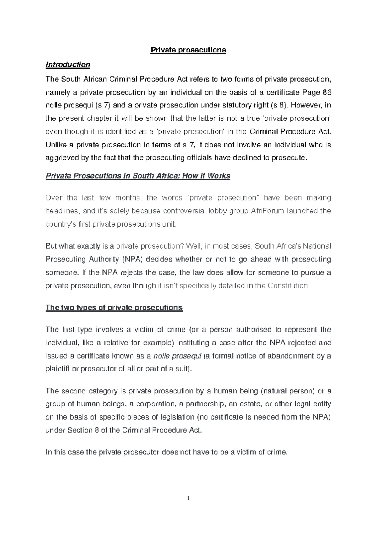 Recusal Application - RECUSAL APPLICATION IN THE ...