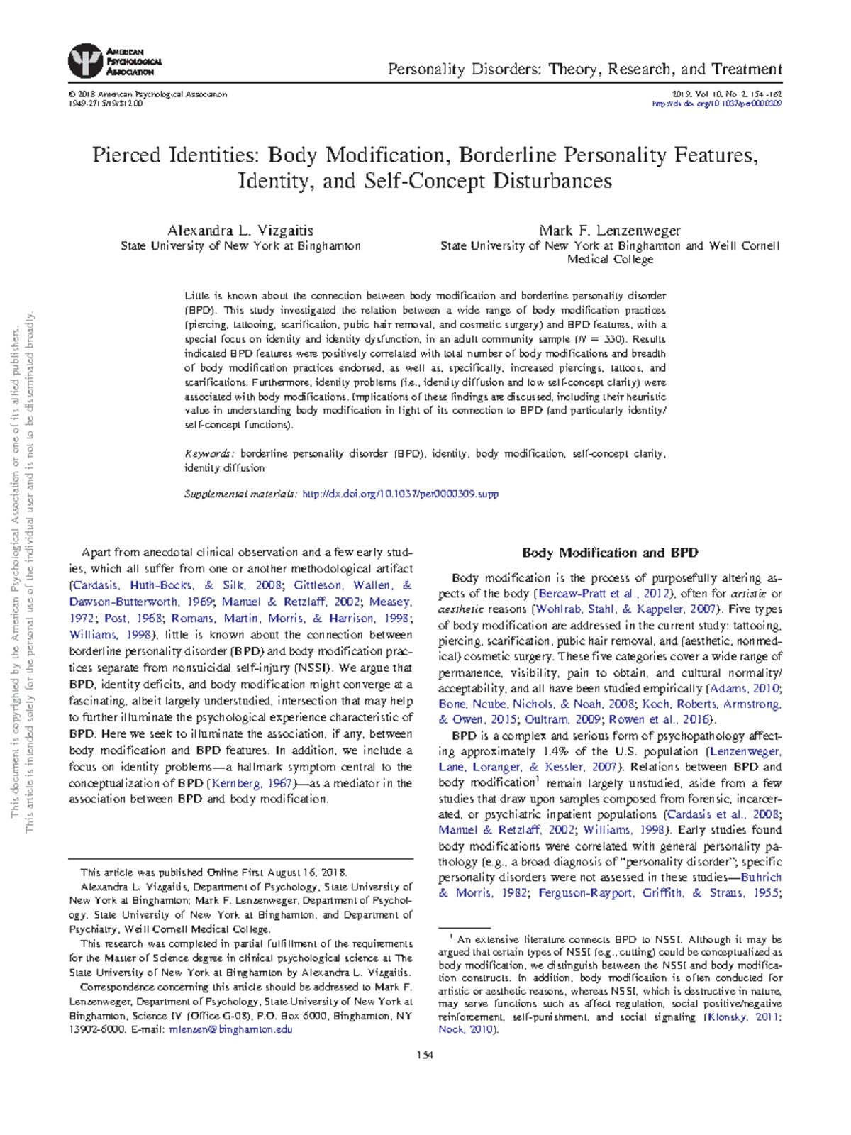 **Body Modification and BPD: Exploring Connections and Identity Issues ...