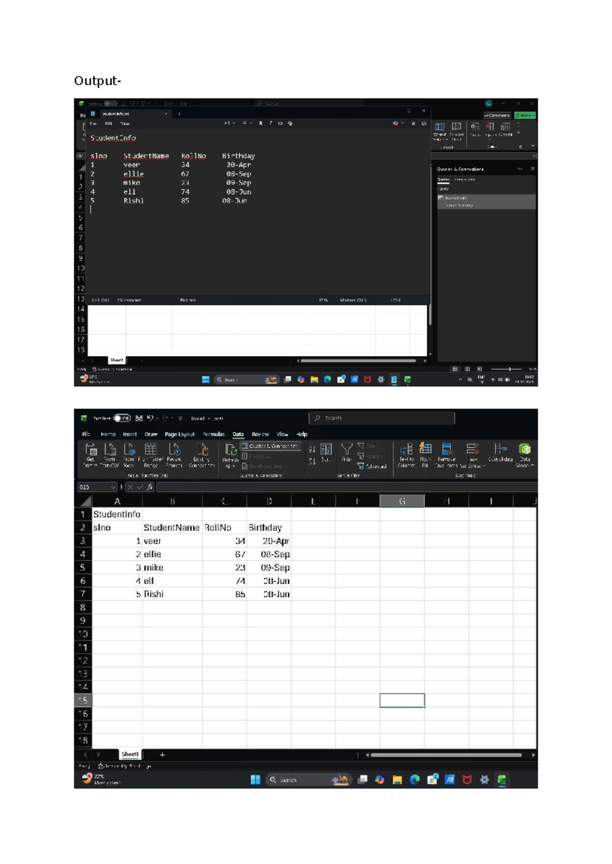 Excel Data Analysis: Student Info Overview (Course Code: X X) - Studocu