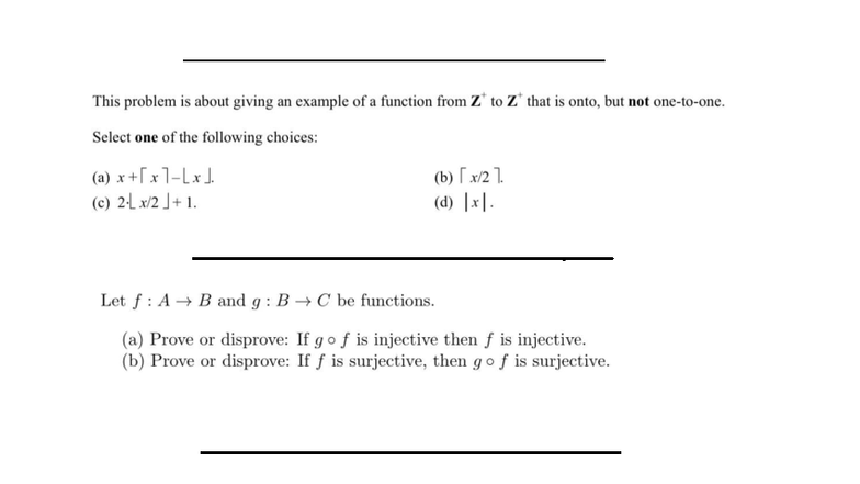 Math 101: Review Questions on Functions and Relations - Studocu