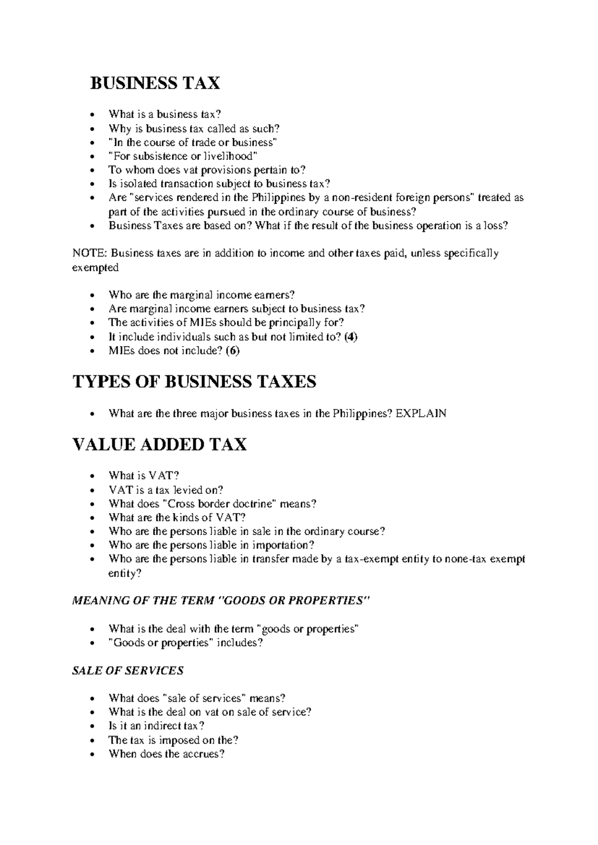 Business TAX Notes: Understanding VAT and Business Tax Obligations ...