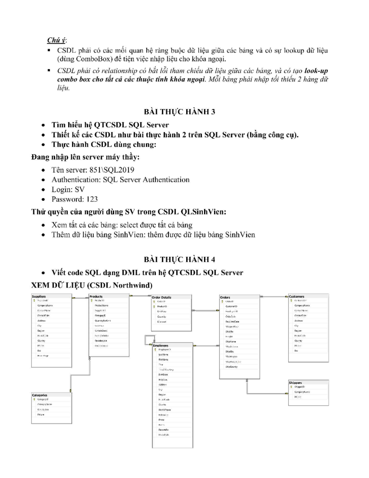 Database Norwind - good - Cơ sở dữ liệu - Studocu