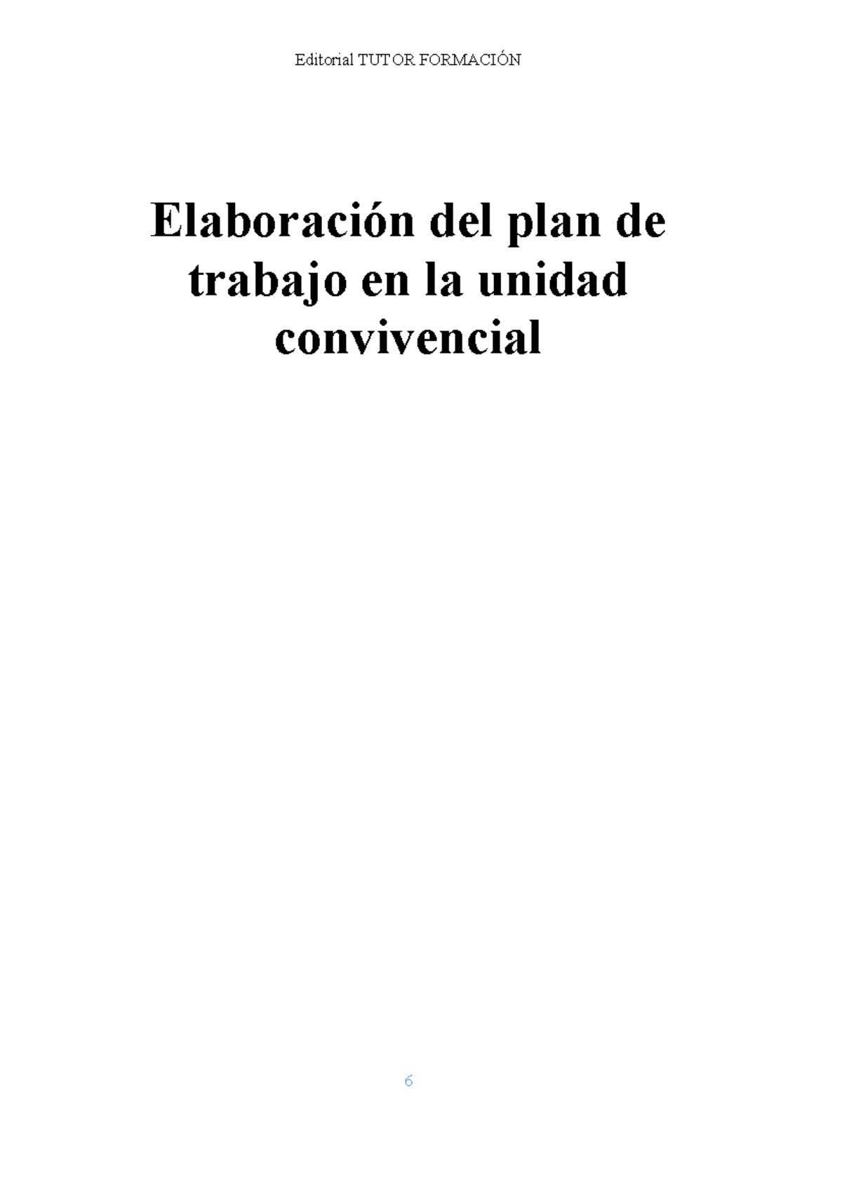 Elaboración del PAI en UF0125: Guía Completa del Trabajo en Unidad ...