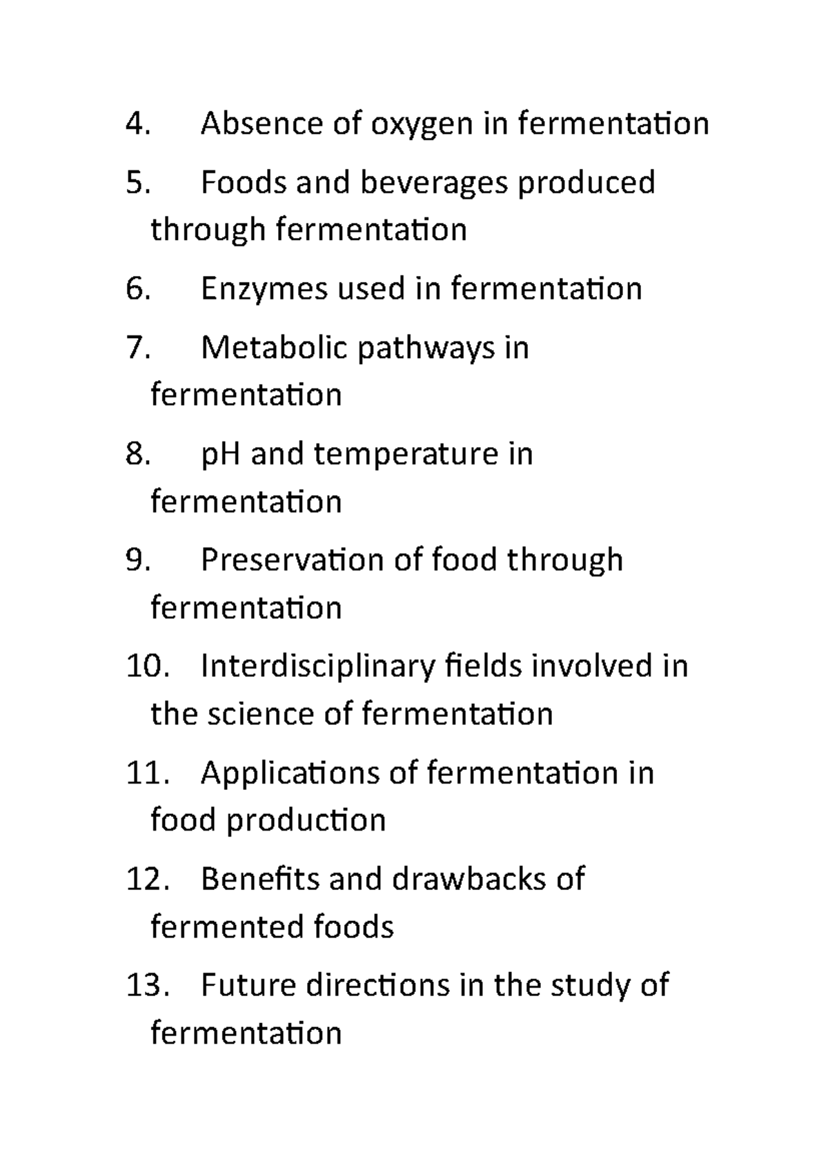 The science of fermentation 2 - Absence of oxygen in fermentation Foods ...