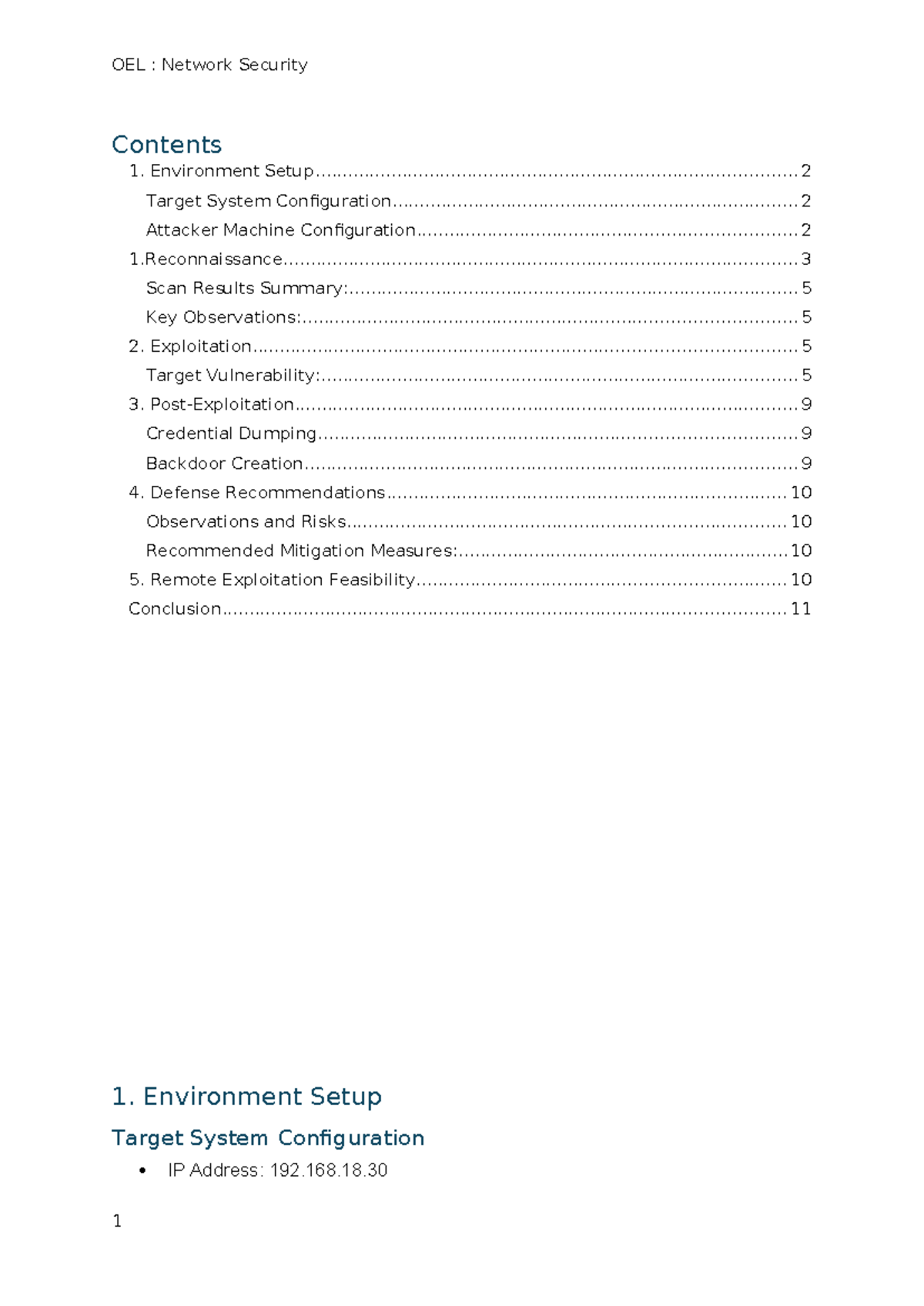 OEL Report: Layered Hardening Lab on pfSense, Snort & Wazuh - Studocu