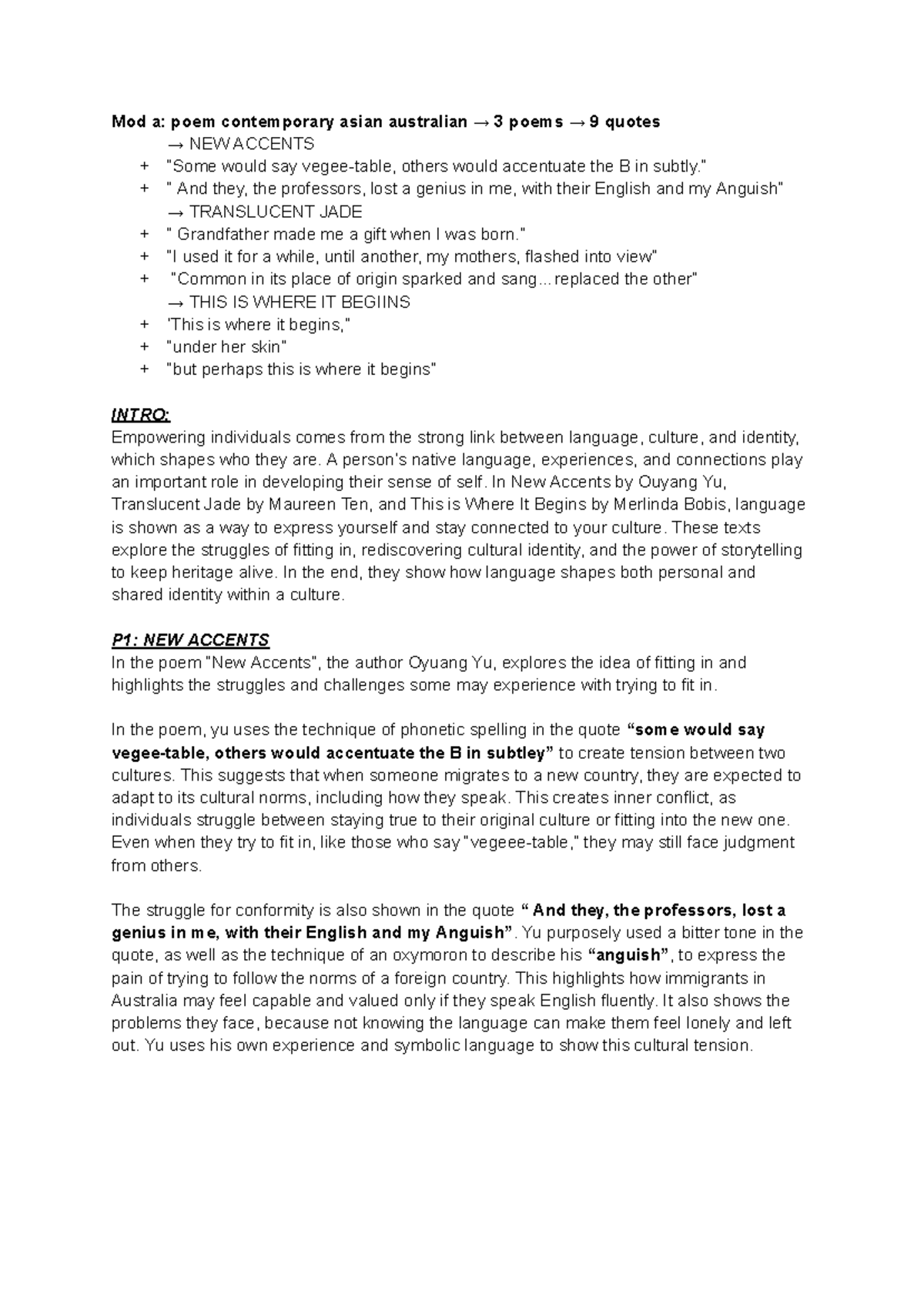 Paper 2: Analyzing Cultural Identity in Contemporary Asian Australian ...
