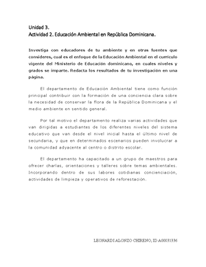 [Solved] La implementacin de los ODS requiere de la participacin activa ...