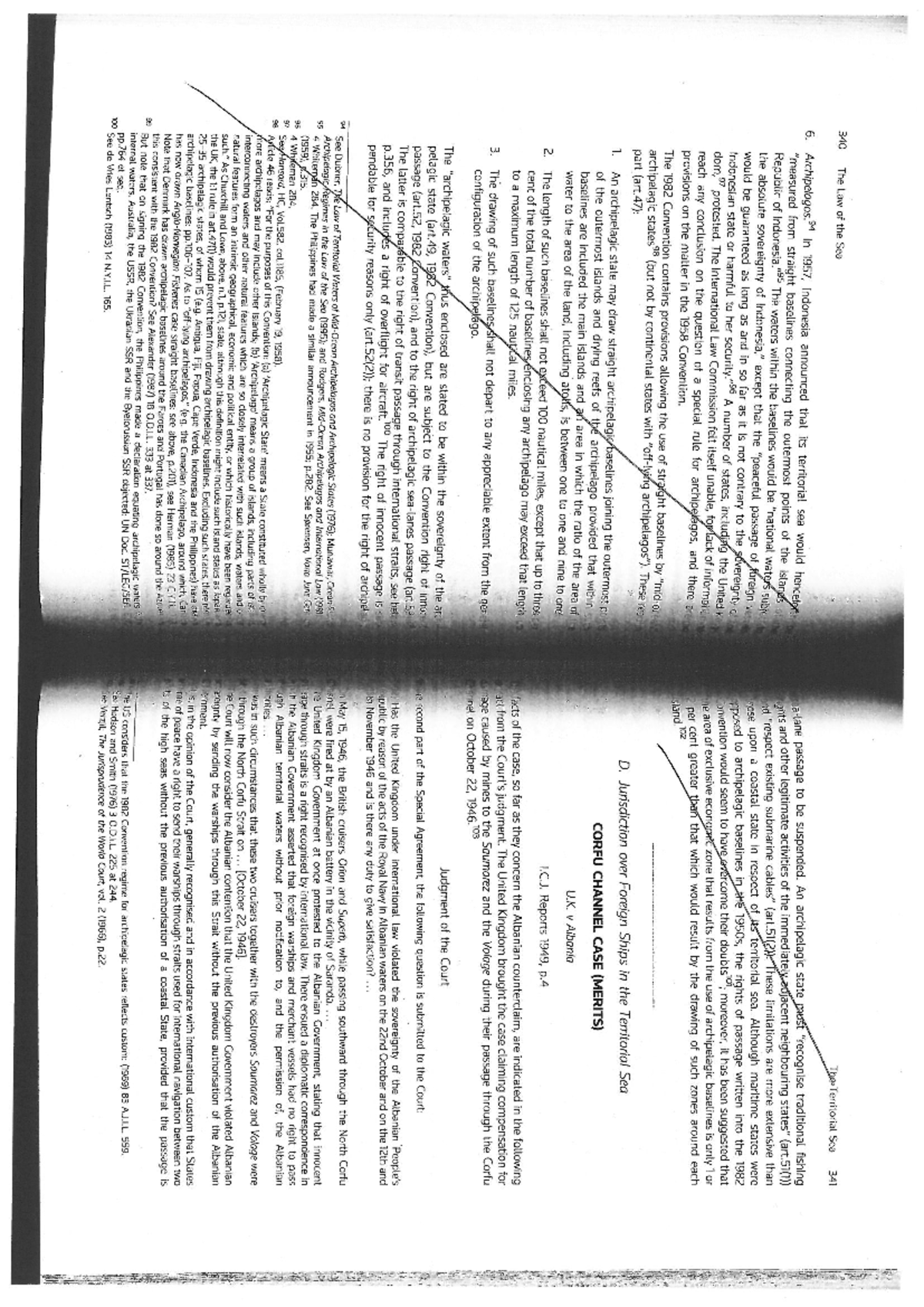 The Use of Force - Copy - lecture notes - 340 The Law of the Sea The ...