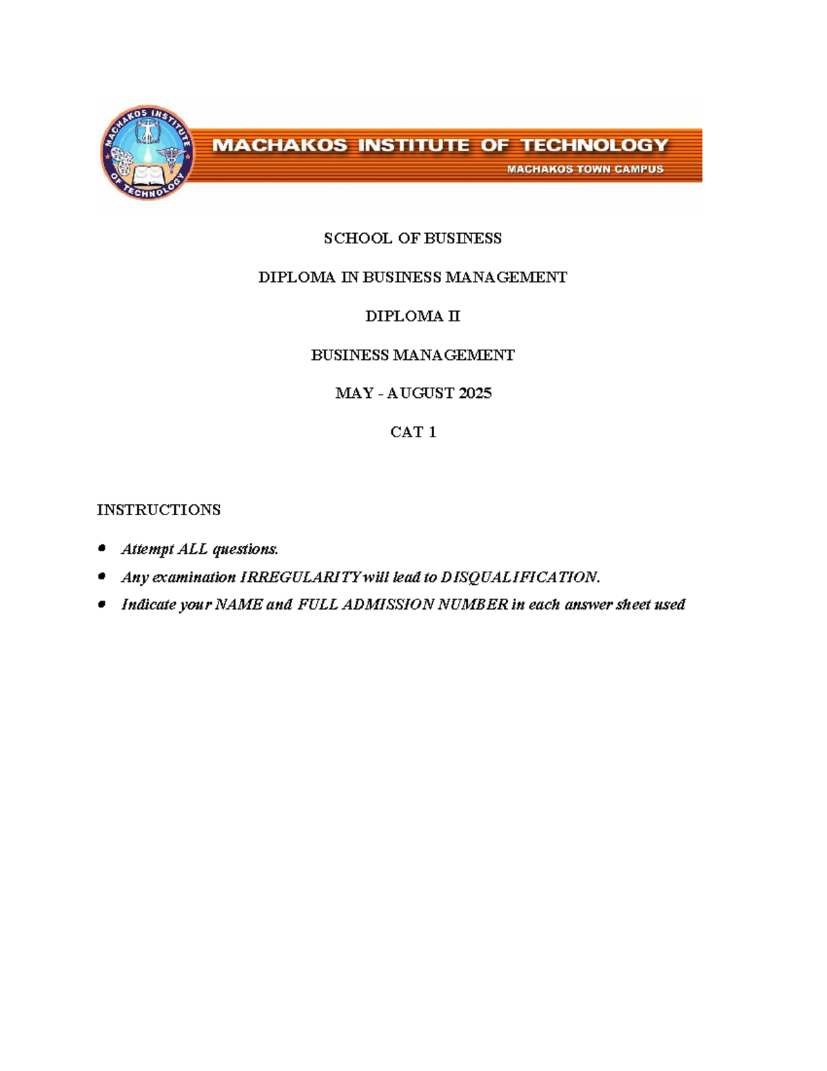 Commercial LAW DBM CAT - Summary Banking and finance - SCHOOL OF ...