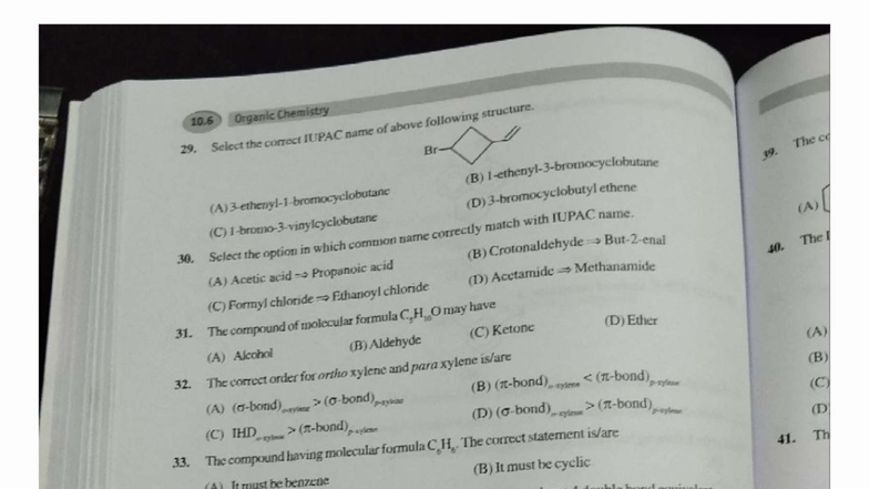 IUPAC Nomenclature Practice Questions (30-70) - Organic Chemistry 10.6 ...