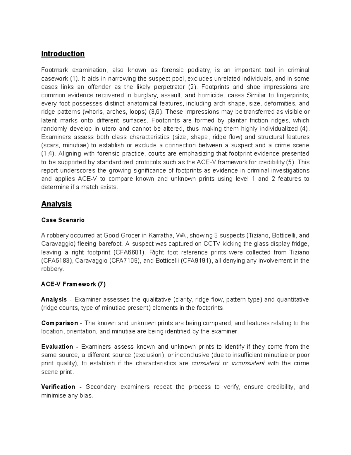 FNSC2200 Forensic Footprint Analysis Report: Case Study Insights - Studocu