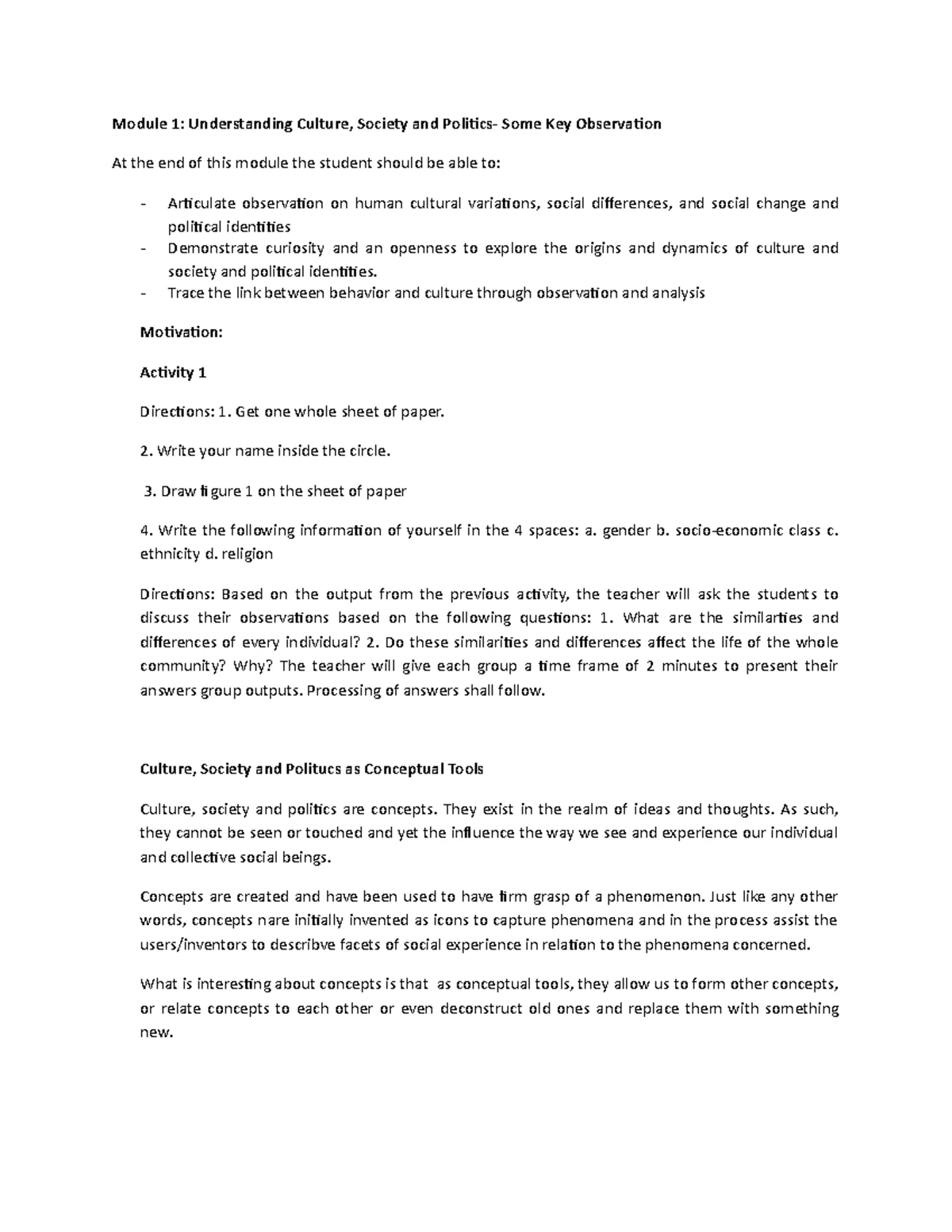 Lesson 3 Structure OF Globalization - LESSON 3- STRUCTURE OF GLOBALIZATION UNIT 1- THE GLOBAL ...