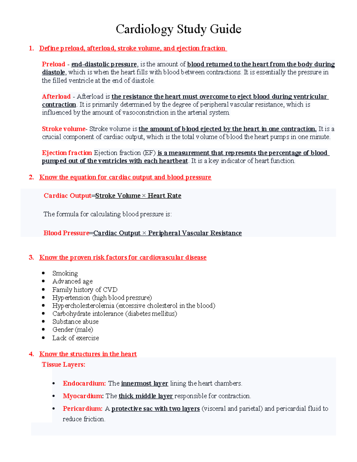 Cardiac Management Study Guide for Emergency Situations (EMS101) - Studocu