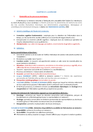 Chapitre N°2 - La première et seconde topique de Freud - CHAPITRE N°2 ...