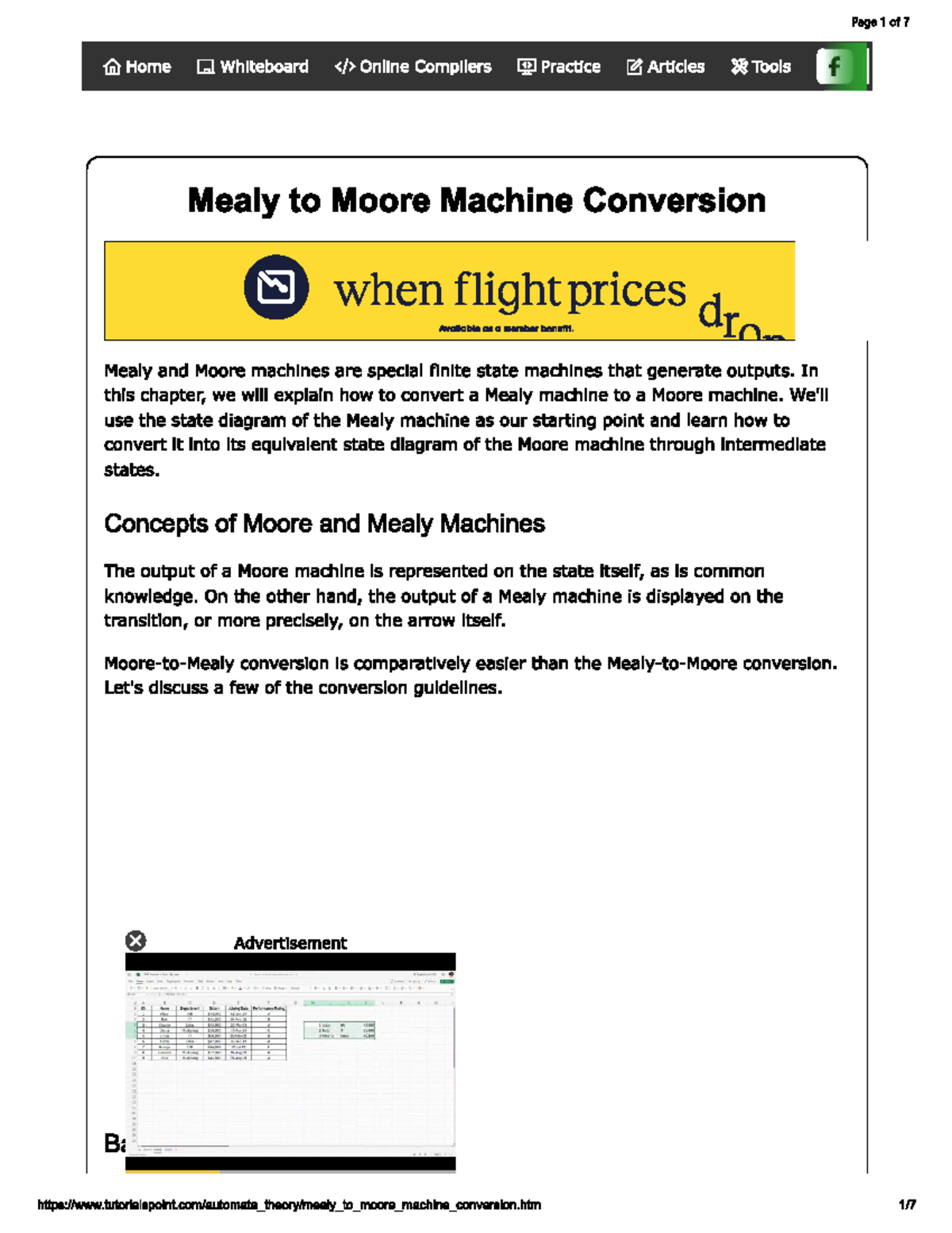 Mealy to Moore Machine Conversion: Detailed Guide and Examples - Studocu