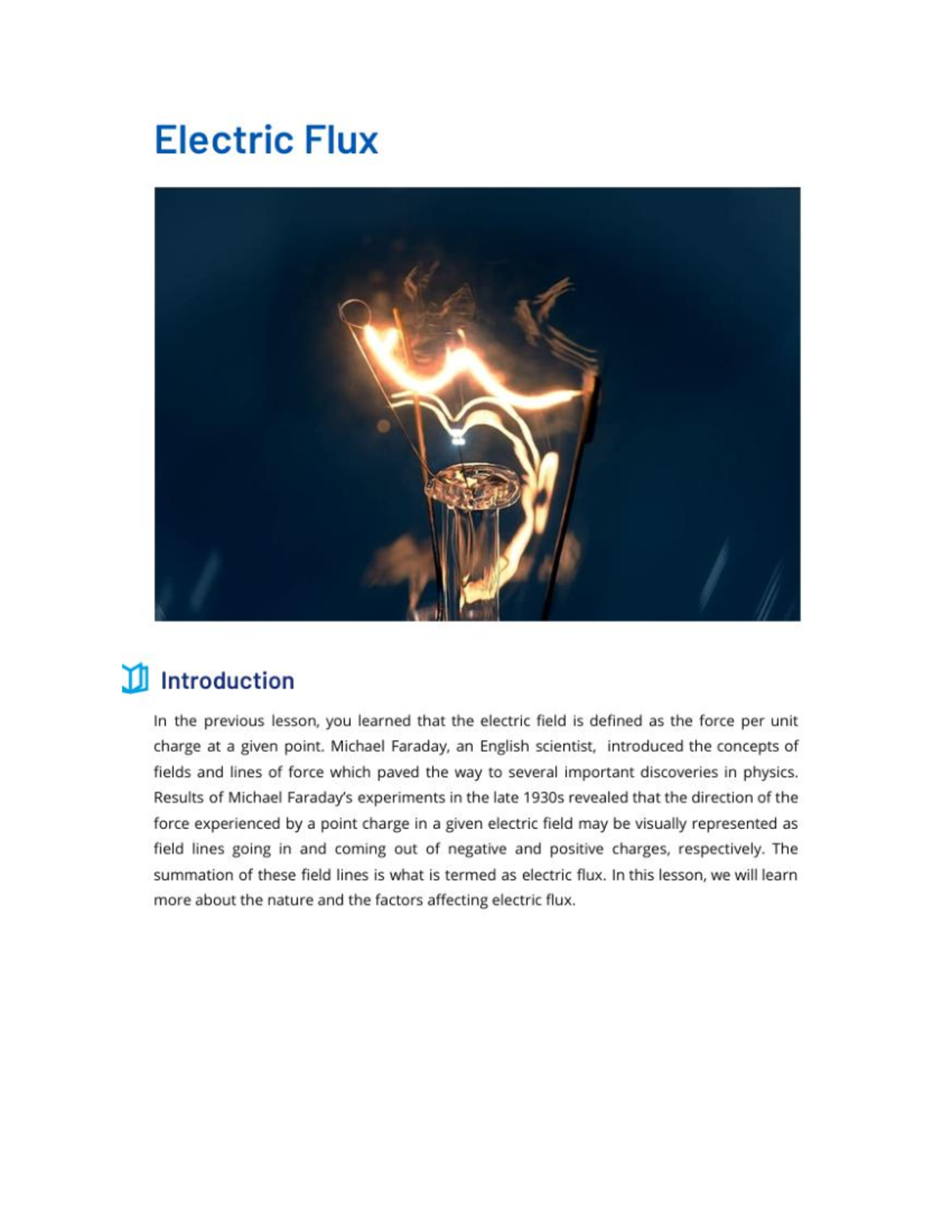 Electric Flux: Understanding Concepts and Calculations (PHYS 12) - Studocu