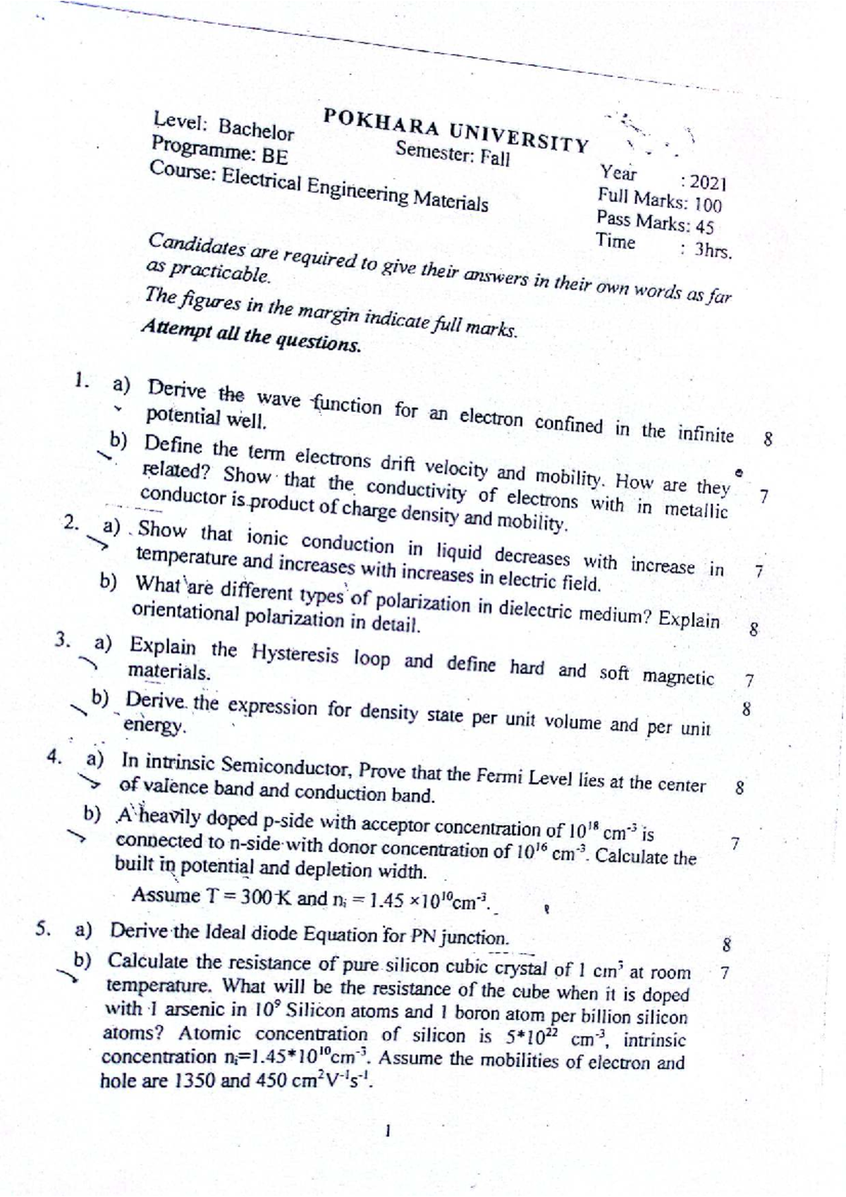 EEM 2021: Comprehensive Handwritten Notes for Electrical Engineering ...