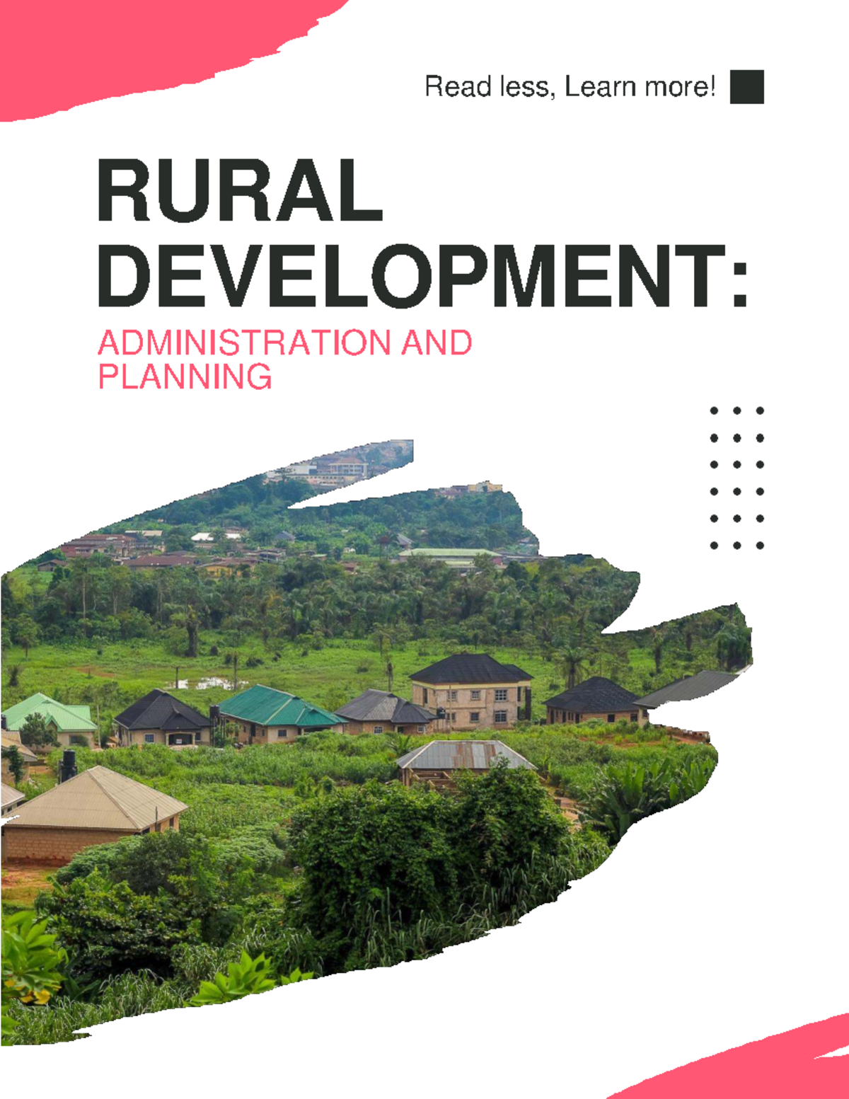 RURAL DEVELOPMENT ADMINISTRATION & PLANNING: The Sriniketan Experiment ...