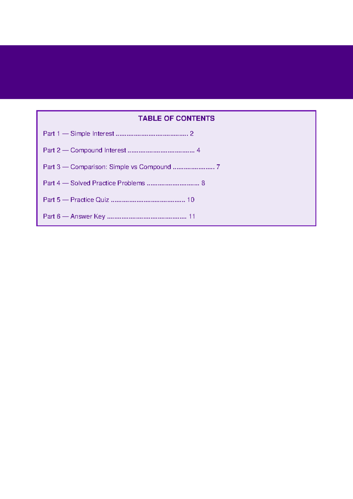 Simple and Compound Interest Reviewer (FIN 101) - Studocu