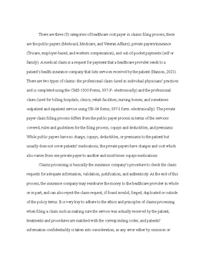 HCM 345 3-2 final project milestone one - Running head: FINAL PROJECT ...