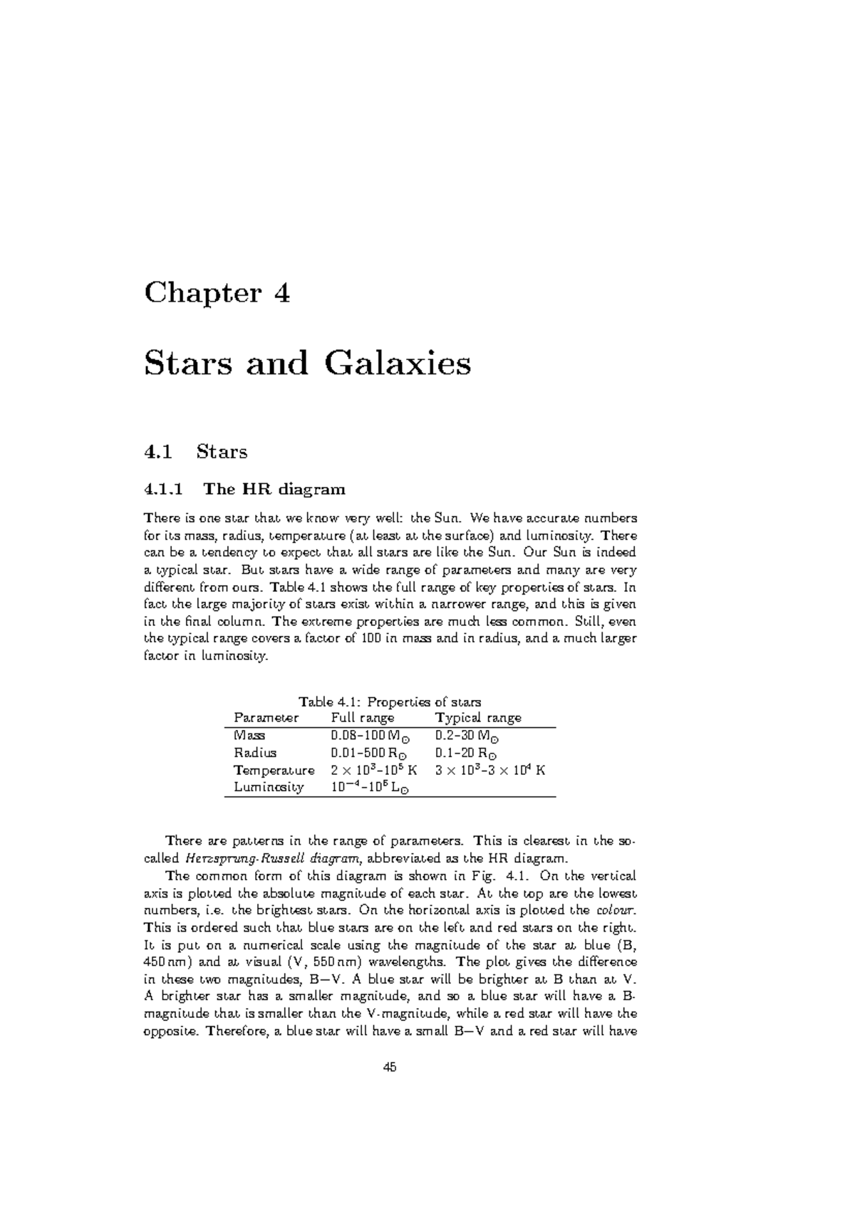 Stars and Galaxies Overview - Lecture Notes (ASTR 101) - Chapter 4 ...