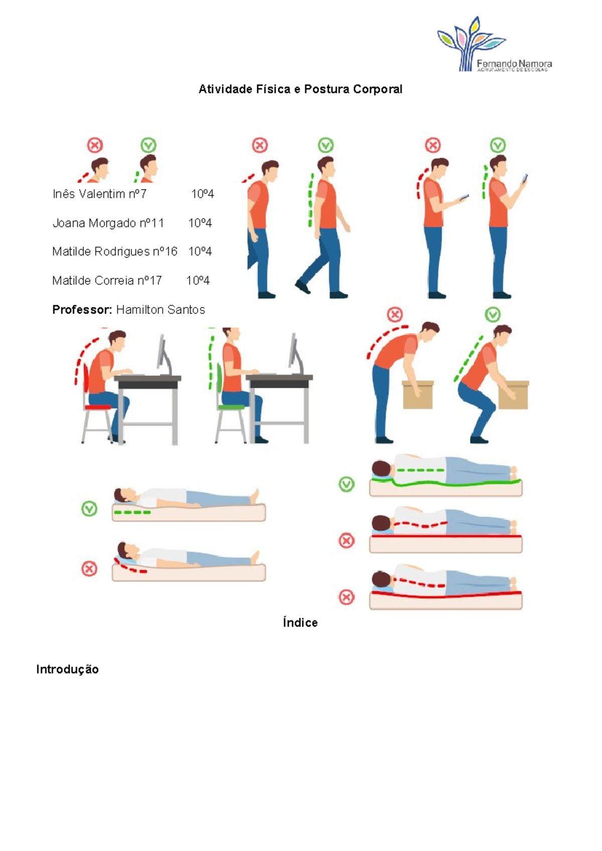 Atividade Física e Postura Corporal: Análise e Avaliação Postural - Studocu
