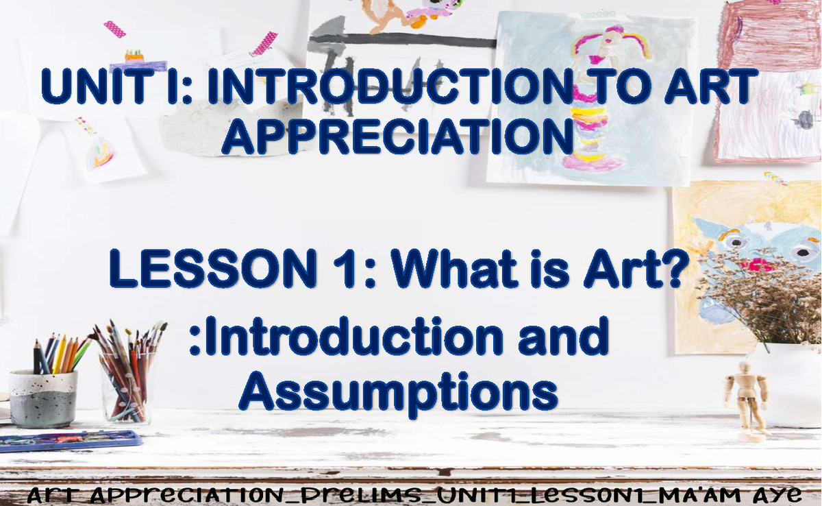 ART APP 101 - Prelims: Lesson 1 on Paul Cézanne and Art Concepts - Studocu