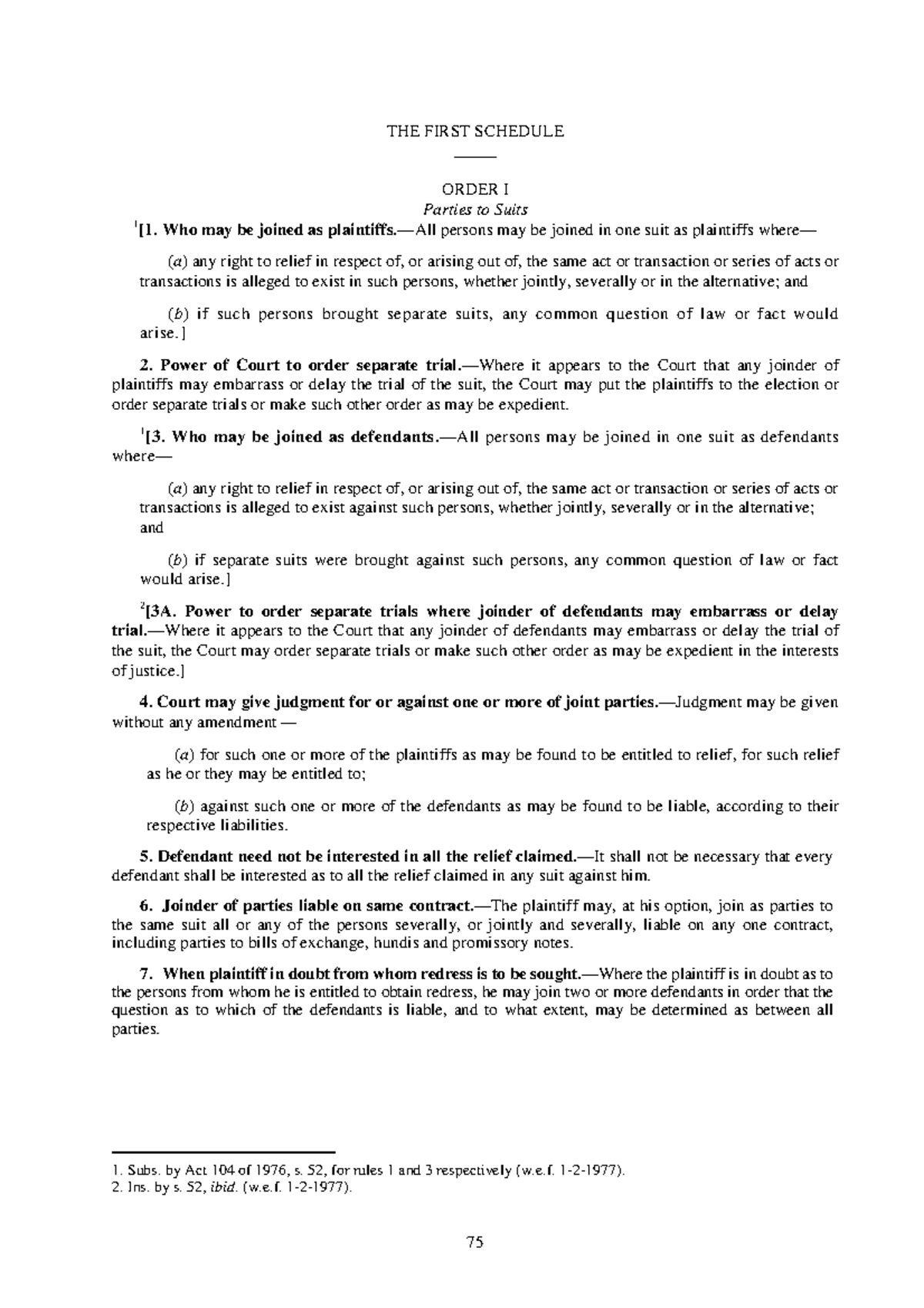 Civil Procedure Code 1908: Joinder of Parties & Summons Guidelines ...