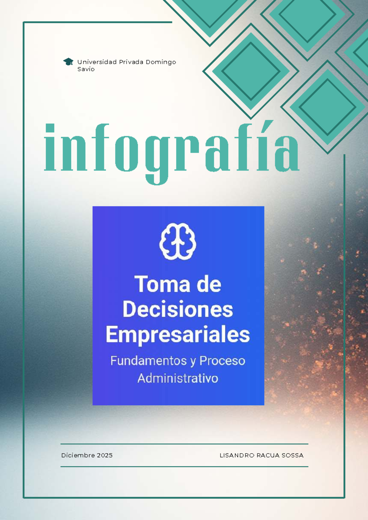 ACT 01 Infografía sobre Toma de Decisiones - Diciembre 2025 - Studocu