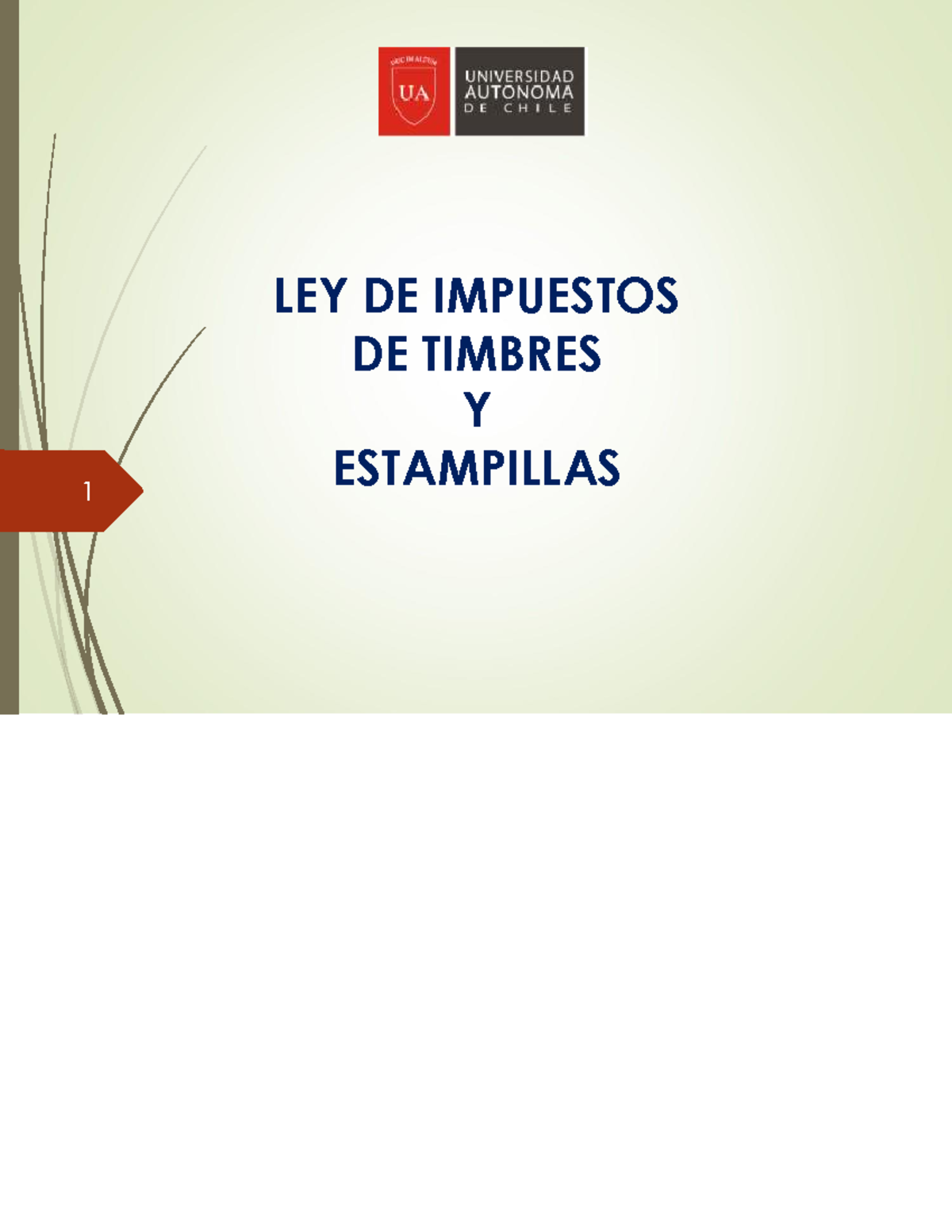 Impuesto de Timbres y Estampillas: Análisis y Aplicación Legal - Studocu