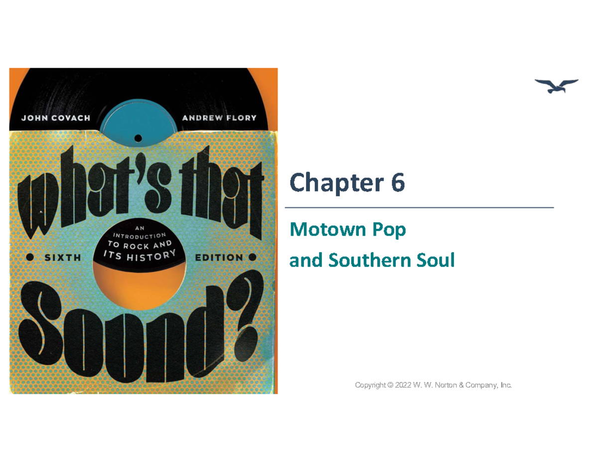 Motown Pop and Southern Soul: Impact on American Music History - Studocu