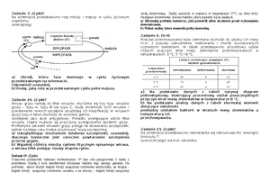 Rośliny - dadadadadad - Zadanie 10. (1 pkt) Przeprowadzono dwa ...