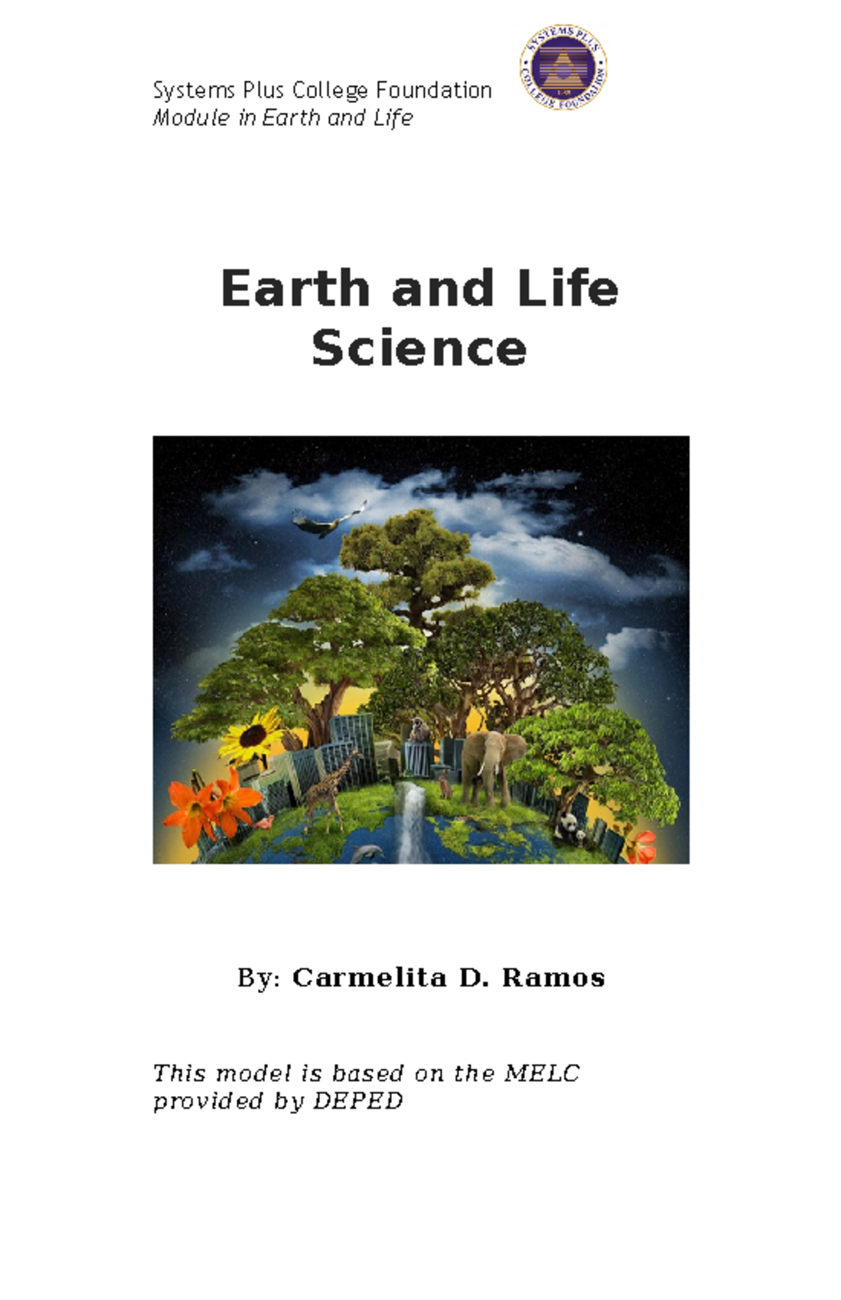 Earth and Life Science Curriculum Guide - Systems Plus College ...