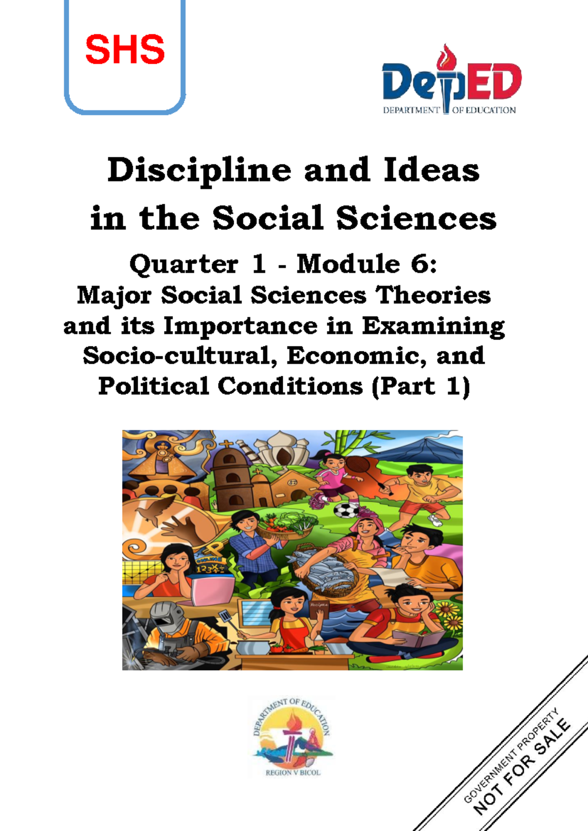 Humss-DISS Q1 Module 6 Week 6: Major Theories in Social Sciences - Studocu